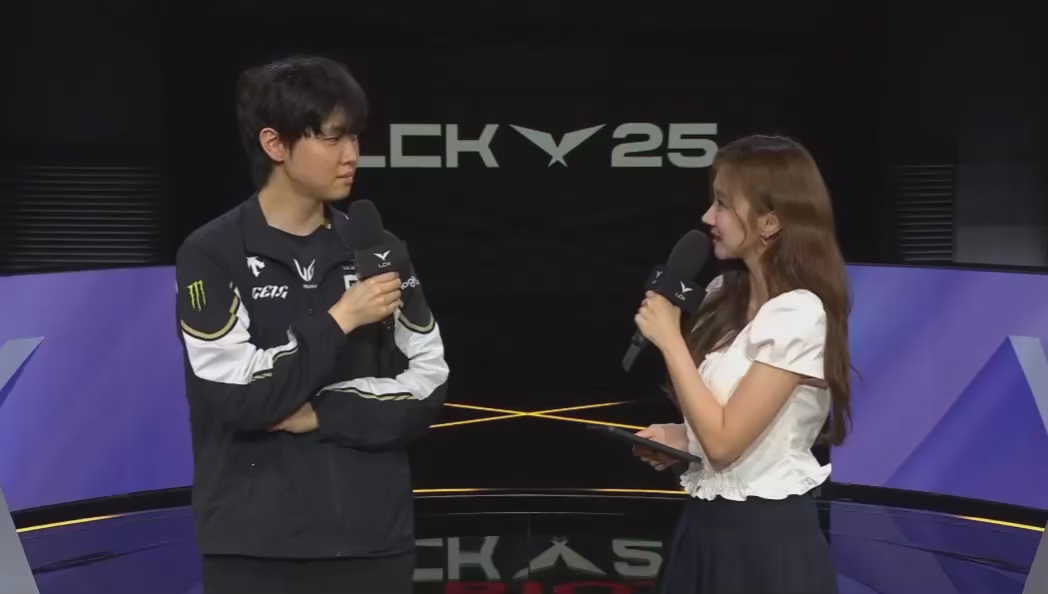 Chovy賽後表示「Canyon不僅很會偷粉絲的心，連遊戲物件也很會偷啊」